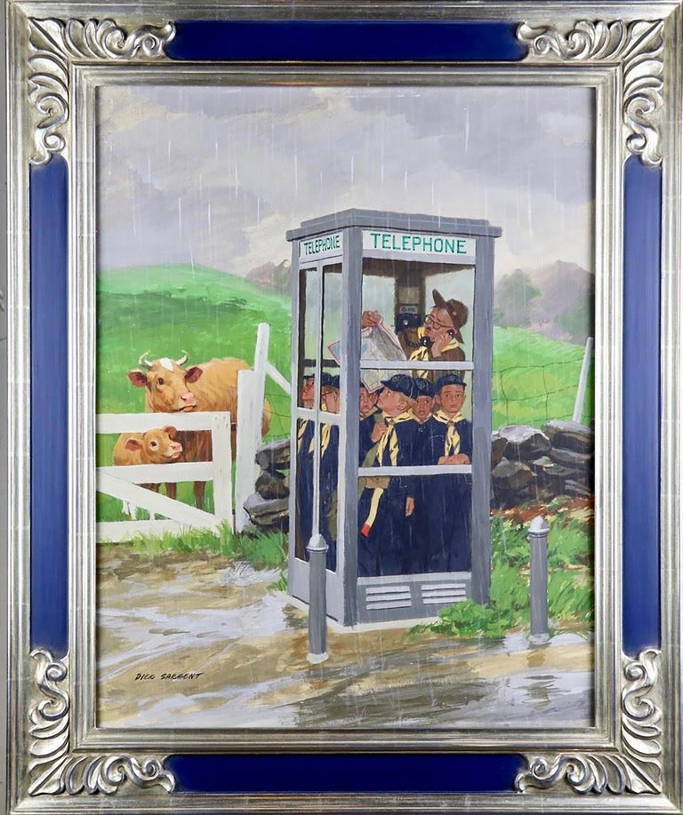 Richard Sargent - Cub Scouts in Phone Booth For Sale at 1stDibs