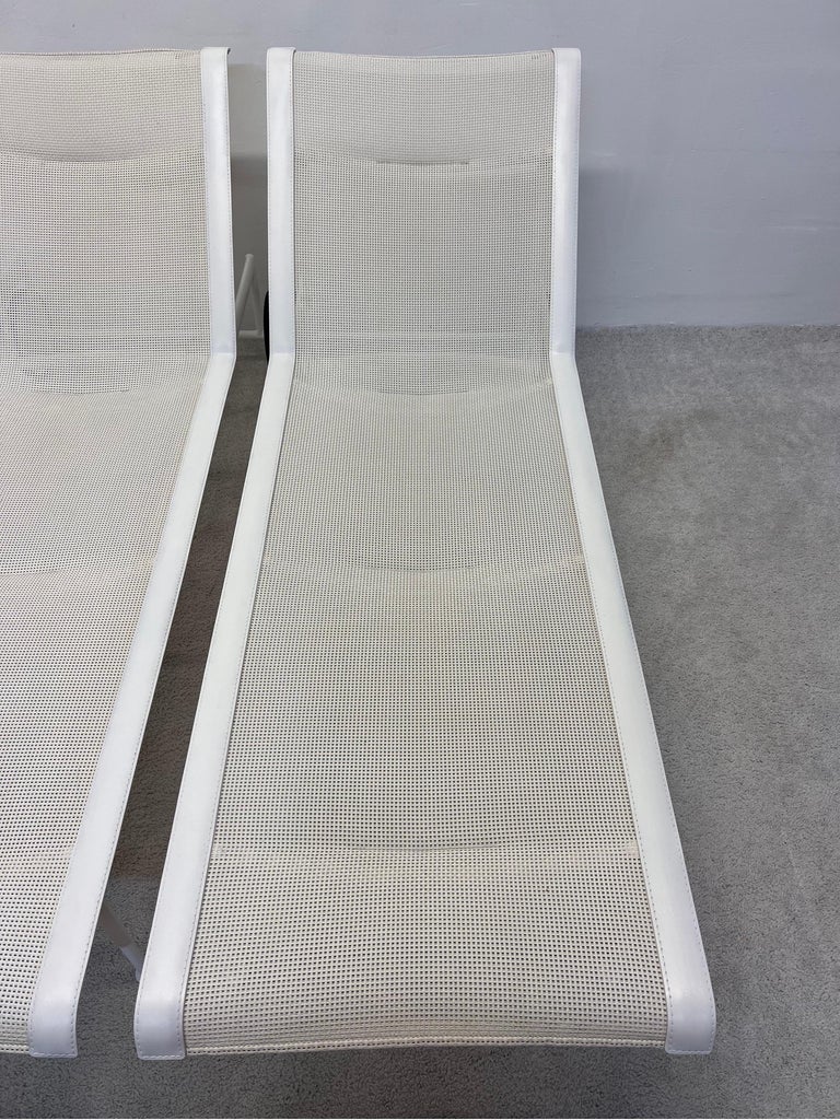 Richard Schultz 1966 Adjustable Outdoor Chaise Lounges for Knoll - a ...