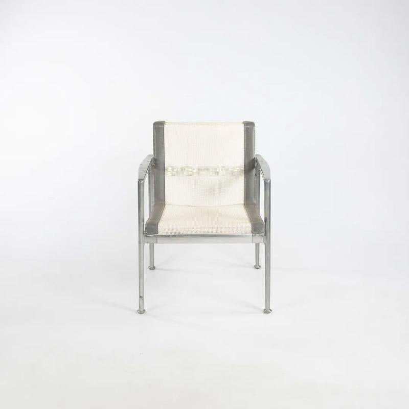 Richard Schultz 1966 Series Aluminum Prototype Dining Arm Chair w ...
