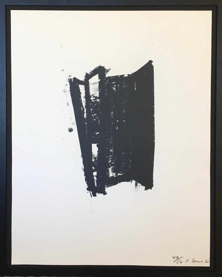 Richard Serra - Richard Serra 'Sketch #6' Limited Edition Artist Signed ...