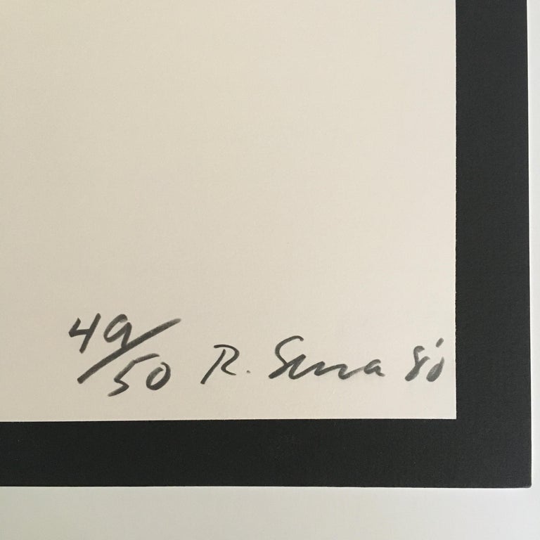 Richard Serra - Richard Serra 'Sketch #6' Limited Edition Artist Signed ...