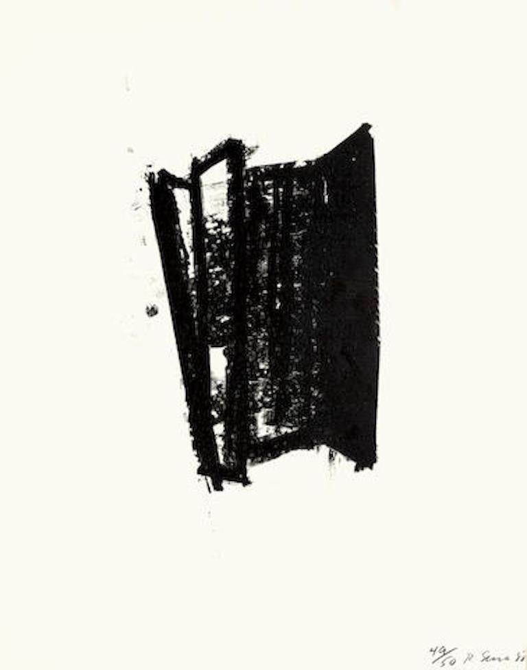 Richard Serra - Richard Serra 'Sketch #6' Limited Edition Artist Signed ...