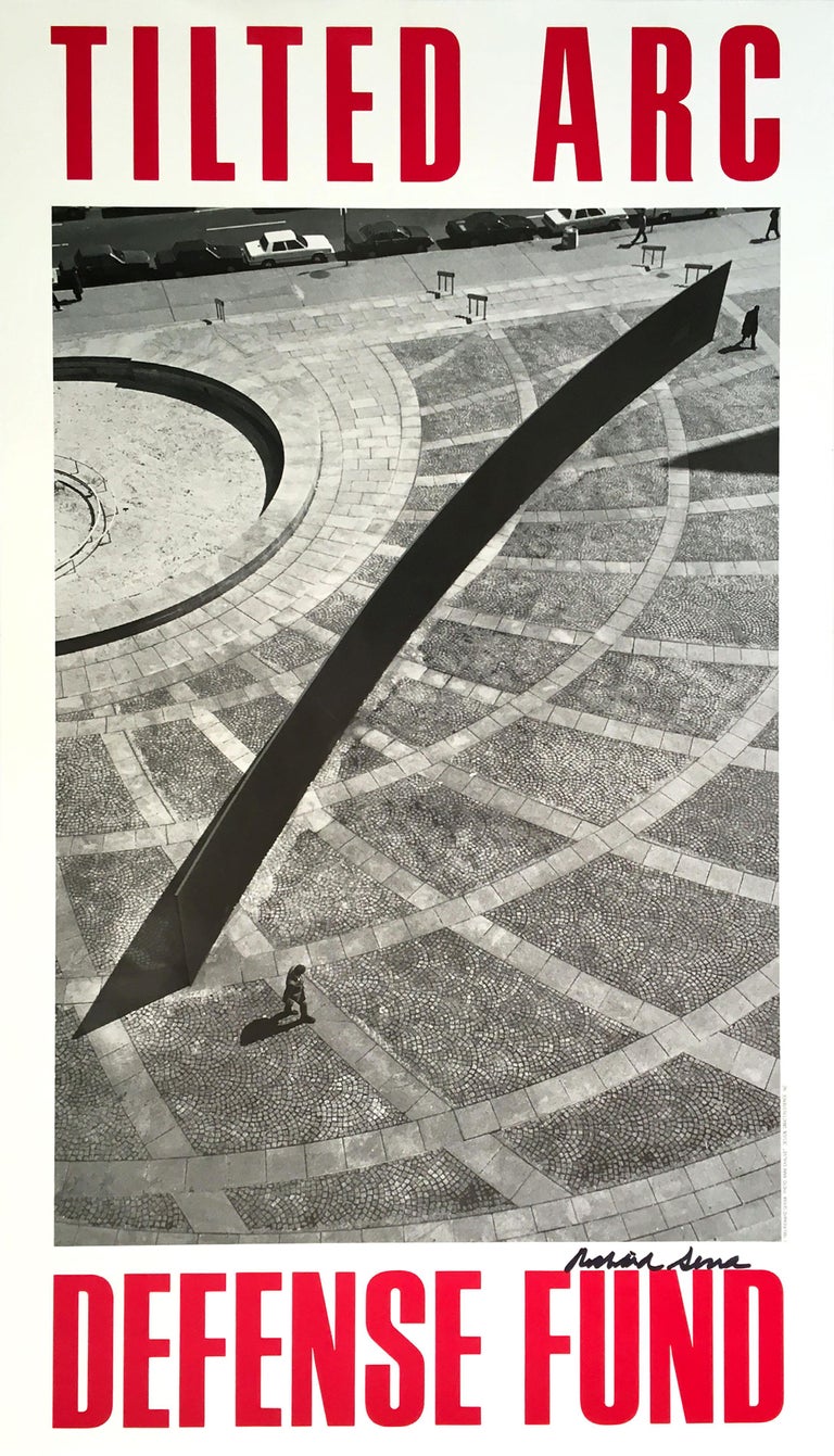 Richard Serra - "Tilted Arc Defense Fund" at 1stDibs | what was the ...