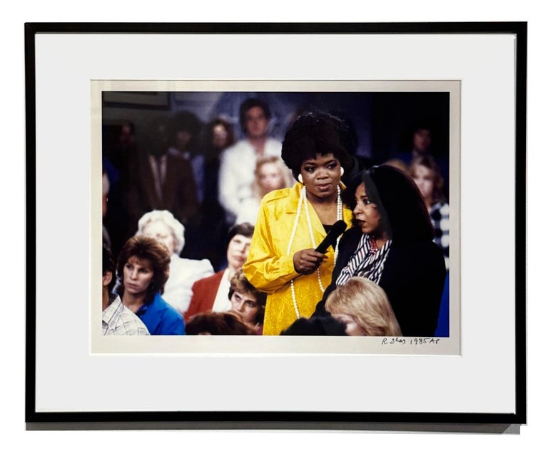 Richard Shay - Oprah Winfrey on AM Chicago, 1985 - Color Photograph ...