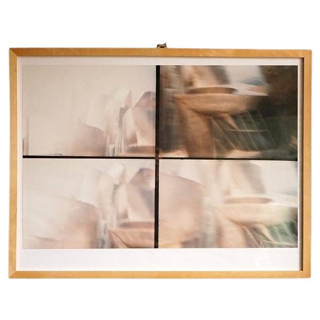 Vintage Original Abstract Painting Architectural Study by Richard ...