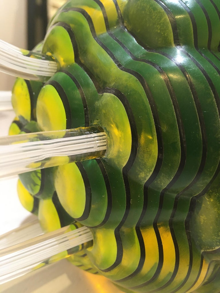 Richard Slee - A Joyful Union - contemporary sculpture green red ...