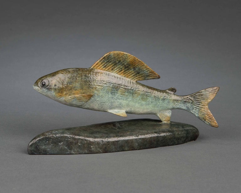 Richard Smith b.1955 - Contemporary Bronze Wildlife Fish Sculpture ...