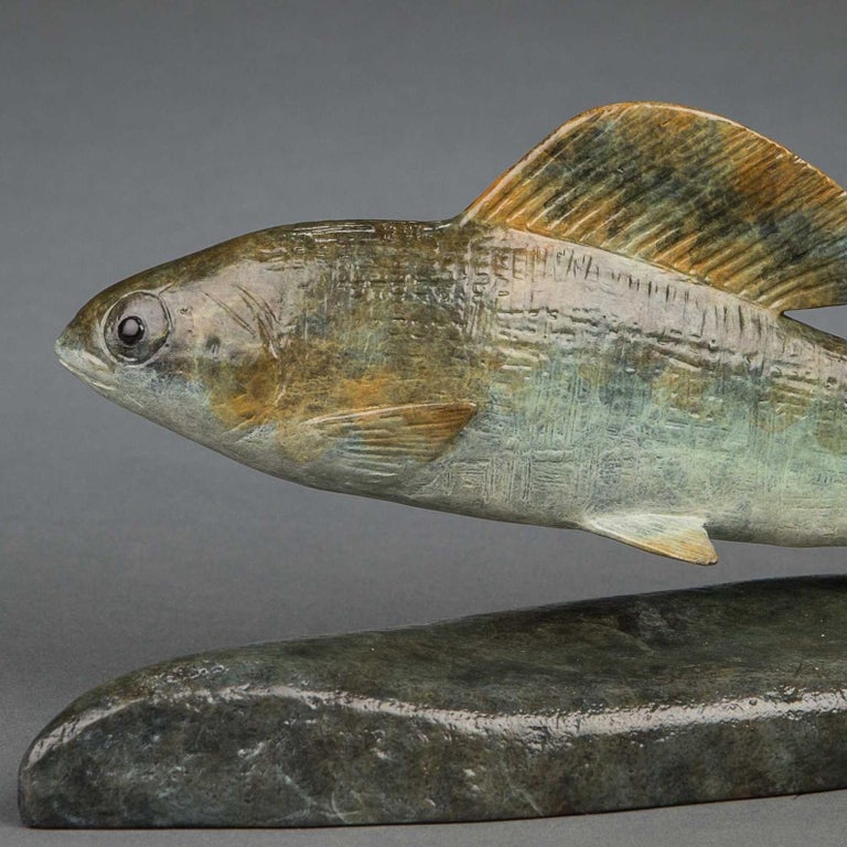 Richard Smith b.1955 - Contemporary Bronze Wildlife Fish Sculpture ...