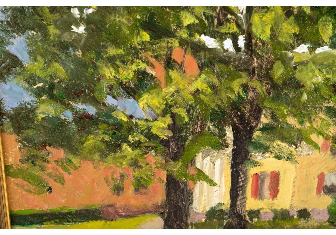 Richard Stalter (Am. 1934 - 2020) Signed Oil On Board, Rural Landscape ...