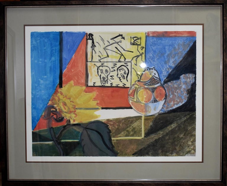Richard Stout - "Still Life and Penck, II" Modernist Houston Artist ...