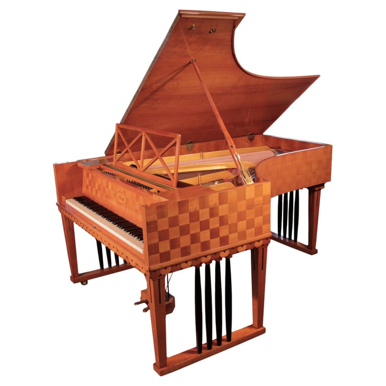 Richard Strauss 20th Century Cherry Gate Leg Grand Piano by Emanuel Von ...