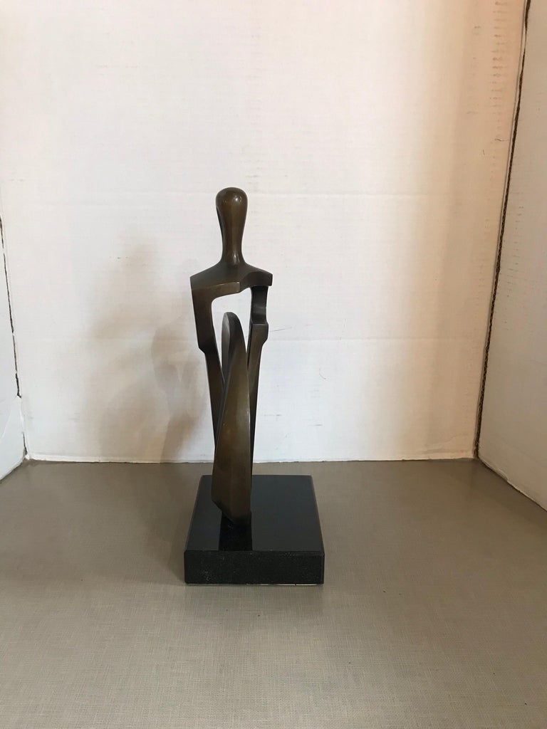 Richard Switzer 1994 Bronze Abstract Sculpture at 1stDibs