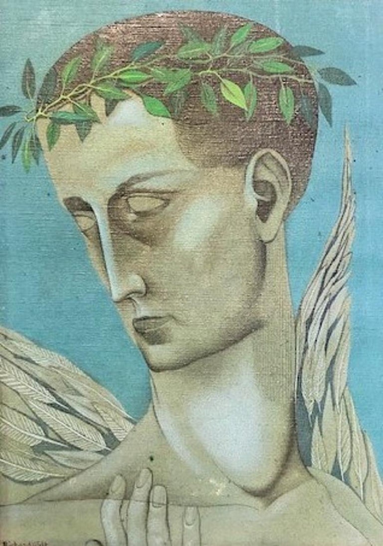 Richard Wilt, Caesar, American Mid-Century Modern O/C Painting, Ca ...