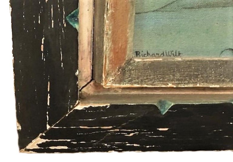 Richard Wilt, Caesar, American Mid-Century Modern O/C Painting, Ca ...