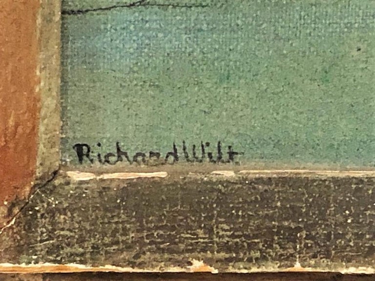 Richard Wilt, Caesar, American Mid-Century Modern O/C Painting, Ca ...