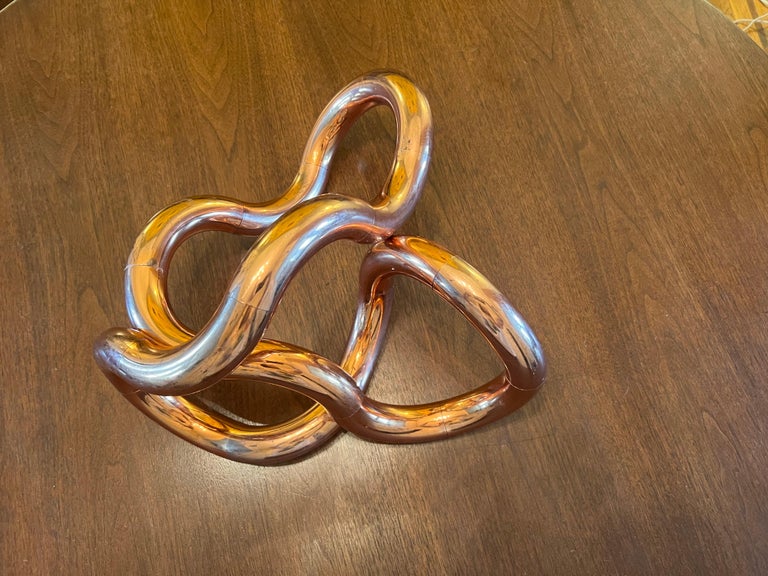 Richard X. Zawitz Copper Finish Large Tangle Sculpture For Sale at 1stDibs