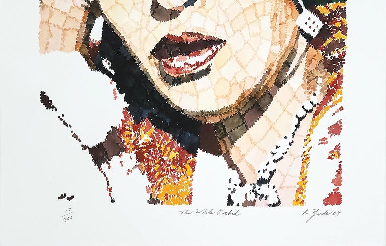 Richard Yarde - Richard Yarde "The White Orchid" limited edition giclée ...