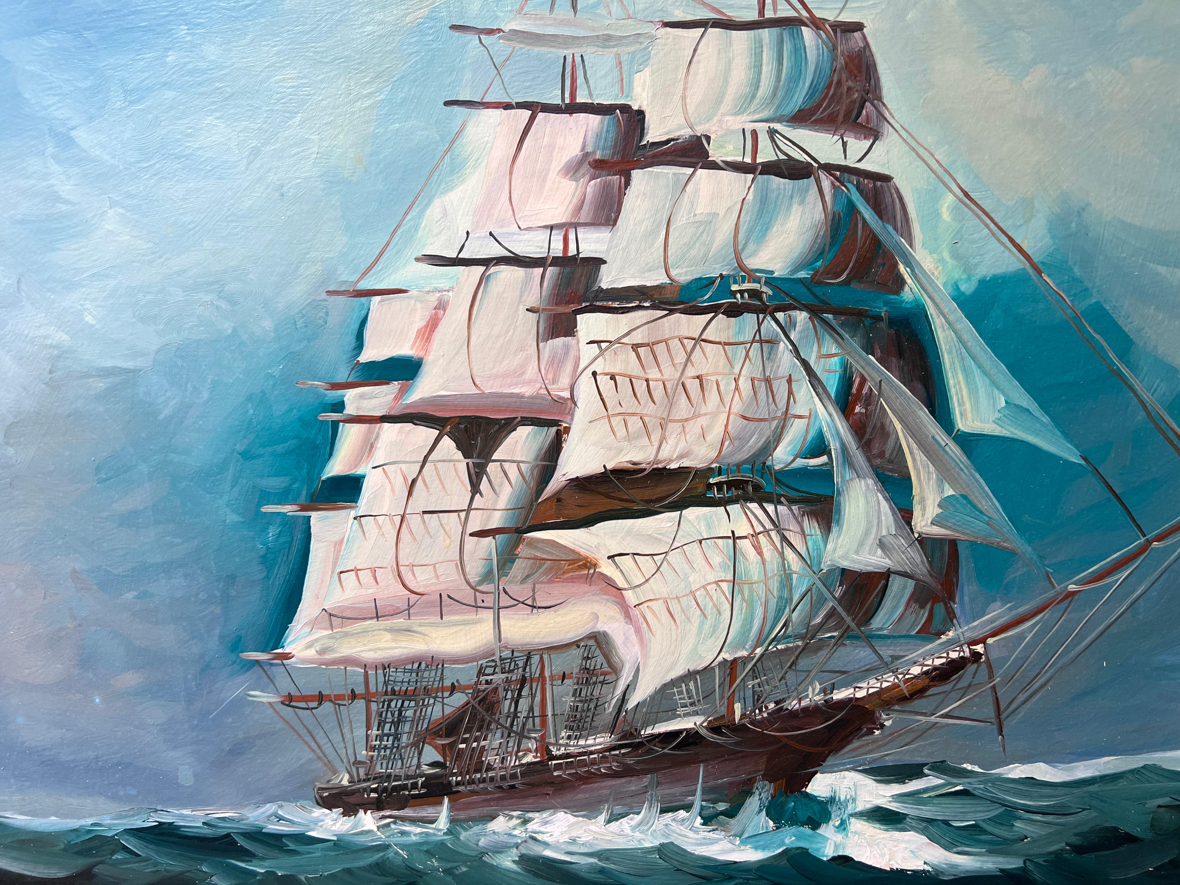 Richardson - Richardson Original Oil painting on board, seascape ...