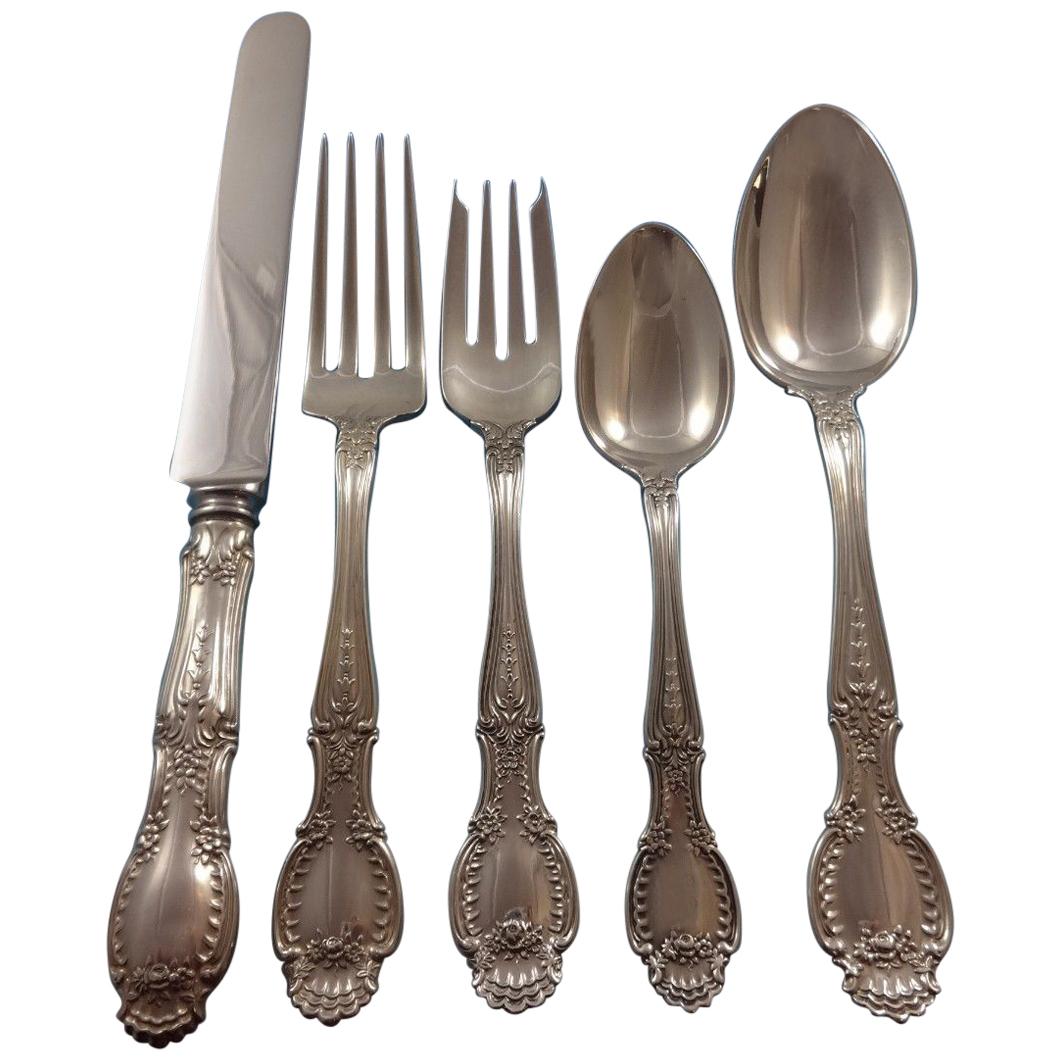 Richelieu Gold Vermeil by Tiffany Sterling Silver Flatware, 196 Pieces ...