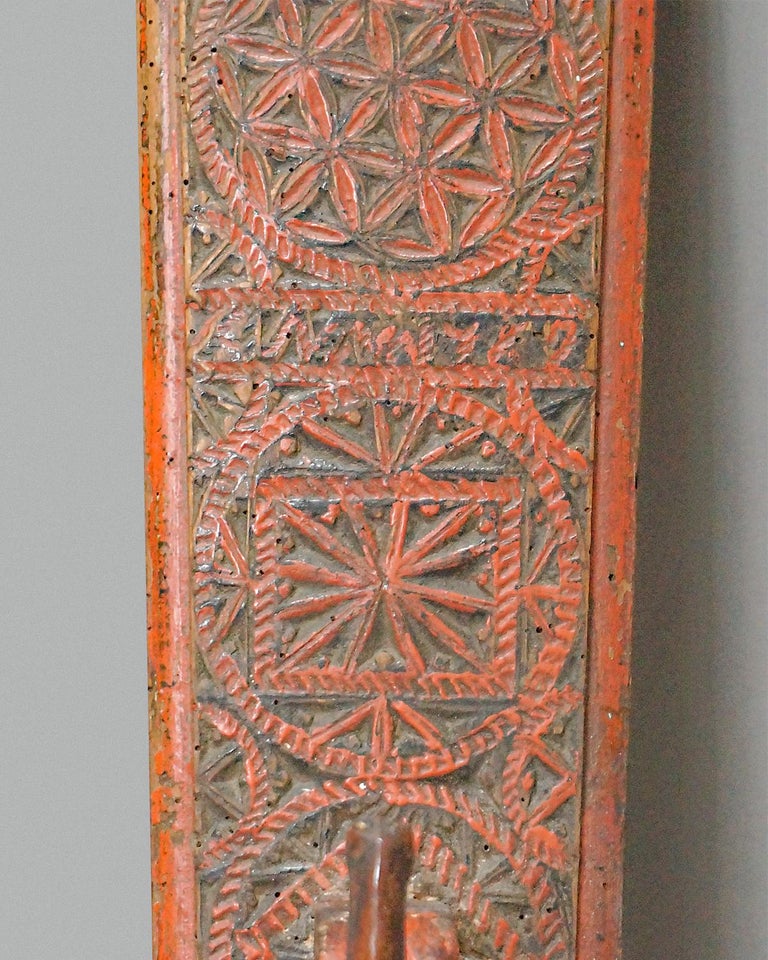 Richly Carved Swedish Mangle Board at 1stDibs