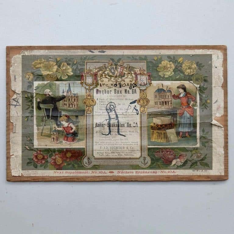 Richters German Anchor Stone Blocks Building Toy For Sale at 1stDibs