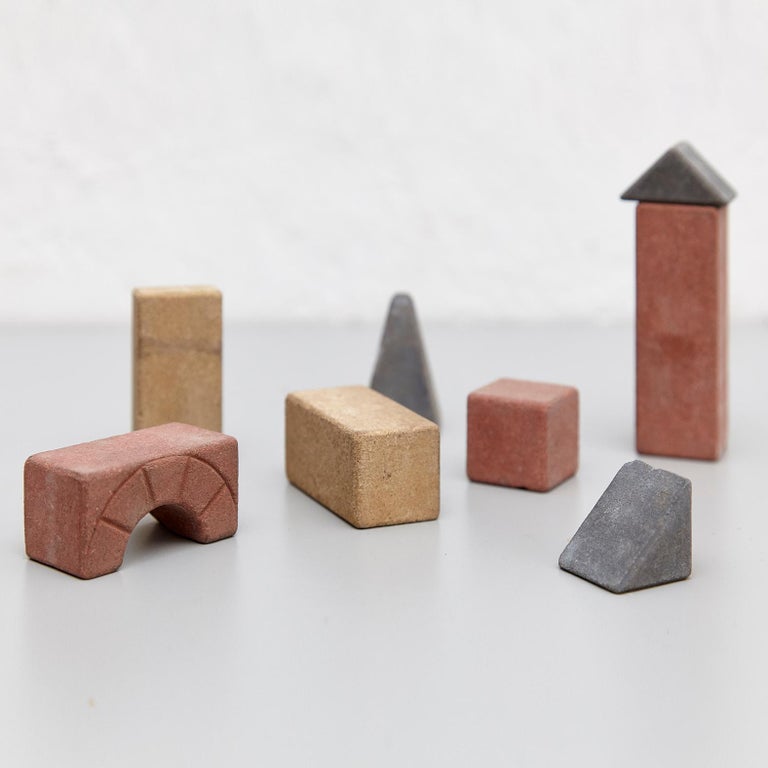 Richters German Anchor Stone Blocks Building Toy, Serie 4 Germany, 1900 ...