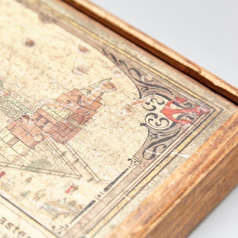 Richters German Anchor Stone Blocks Building Toy, Serie 4 Germany, 1900 ...