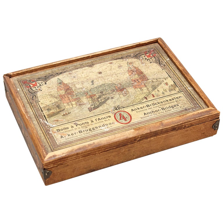 Richters German Anchor Stone Blocks Building Toy, Serie 4 Germany, 1900 ...