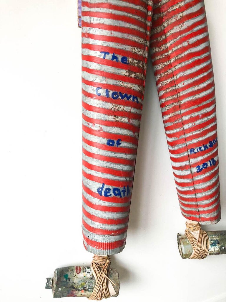 Rick Borg - The Clown of Death with Found Objects//Folk Art For Sale at ...