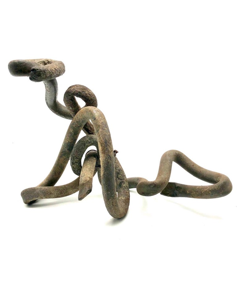 Prone to Wonder - Found Object Abstract Sculpture, Bent Metal Rods For ...