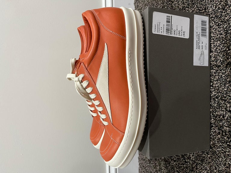 Rick Owens FW22 Strobe Vintage Vans Sneaker Low size 44 For Sale at 1stDibs