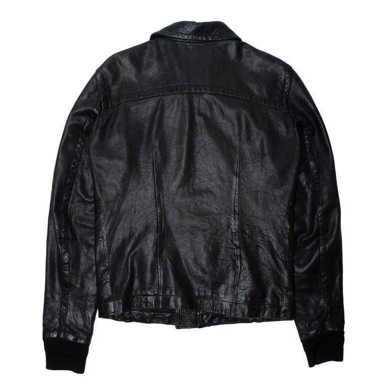 Rick Owens "Lou Reed" Leather Jacket For Sale at 1stDibs | lou reed ...