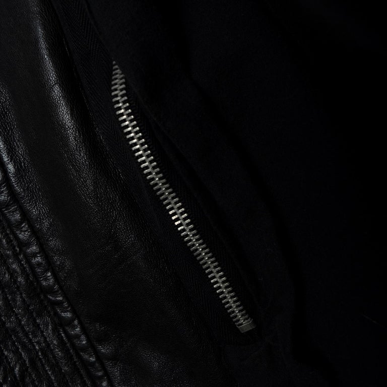 Rick Owens "Lou Reed" Leather Jacket For Sale at 1stDibs