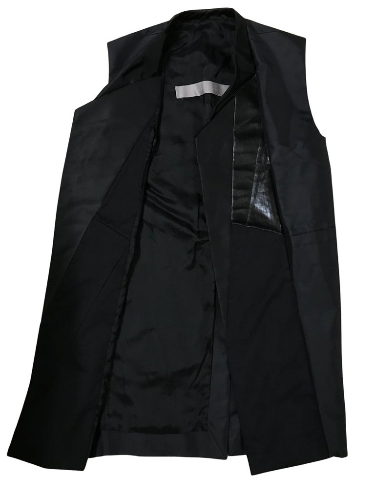 Rick Owens Sleeveless Panelled Overcoat, Spring Summer 2016 For Sale at ...