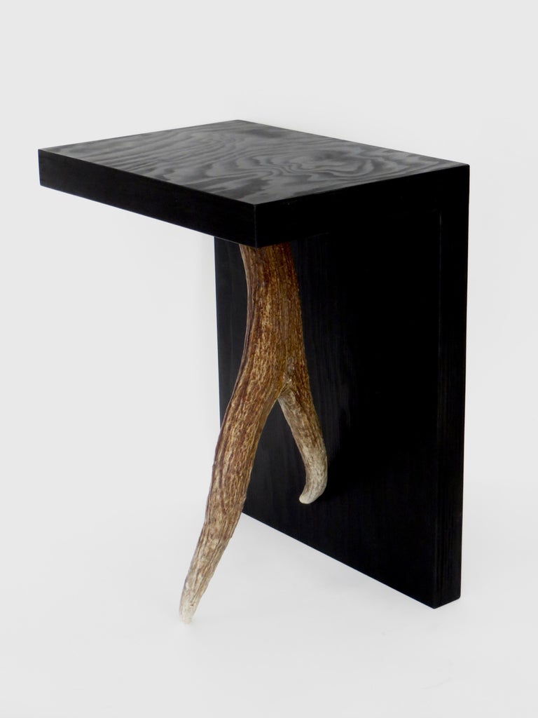 Rick Owens Stag T-Stool in Black Stained Wood For Sale at 1stdibs