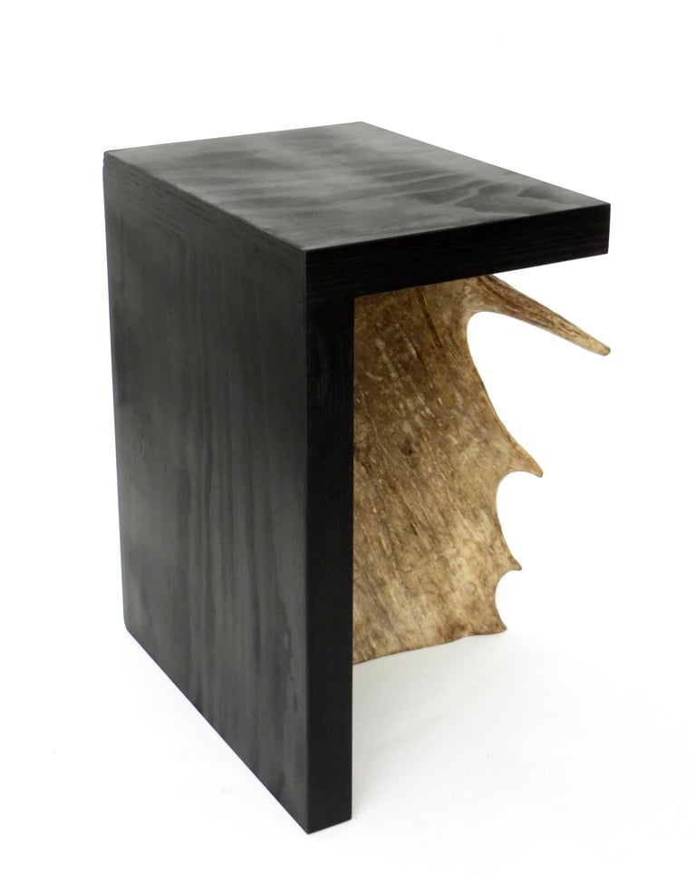 Rick Owens Stag T Stool in Black Stained Wood at 1stDibs