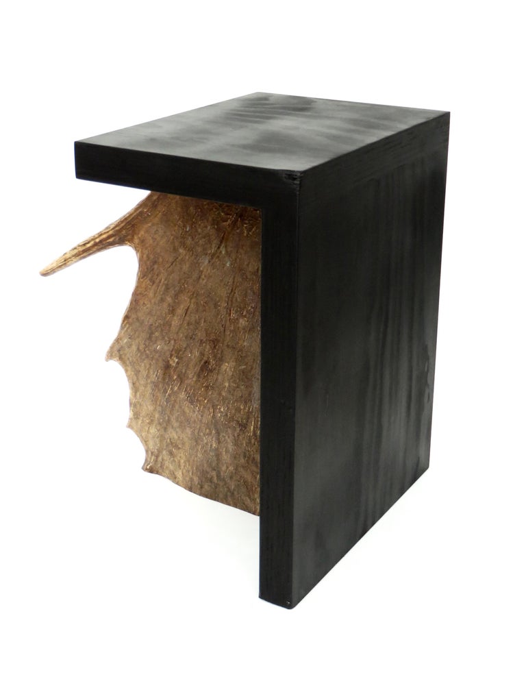 Rick Owens Stag T Stool in Black Stained Wood at 1stDibs