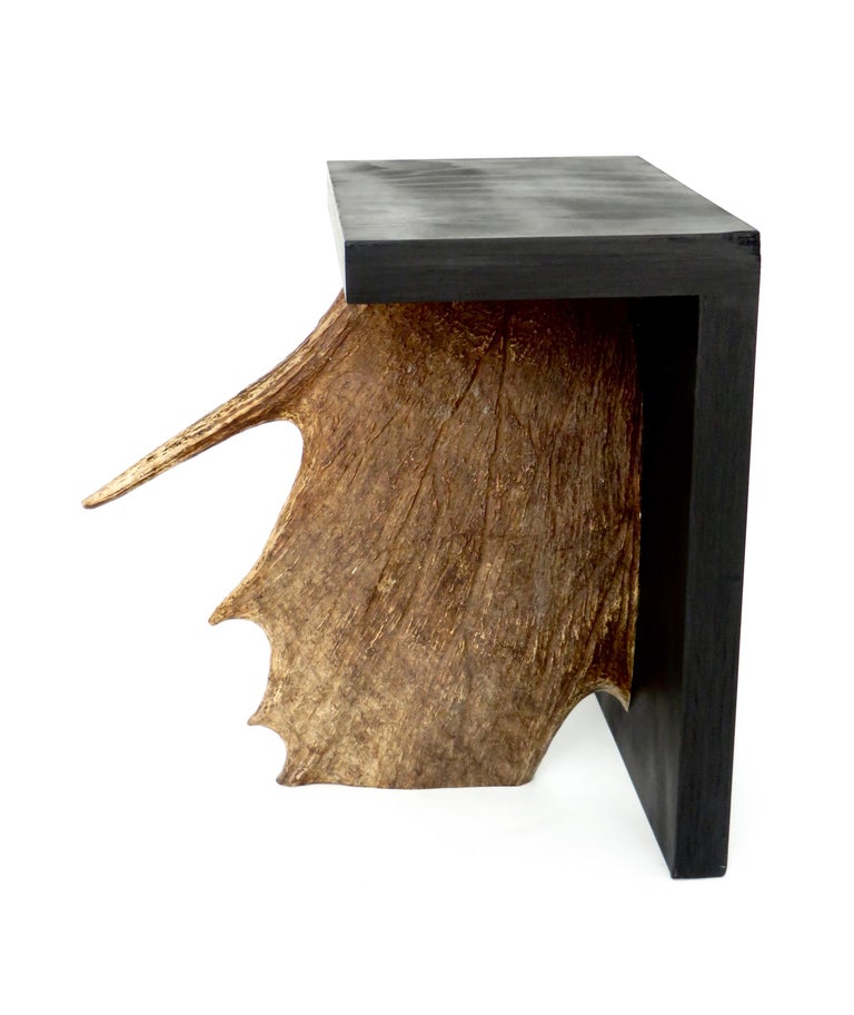 Rick Owens Stag T Stool in Black Stained Wood at 1stDibs