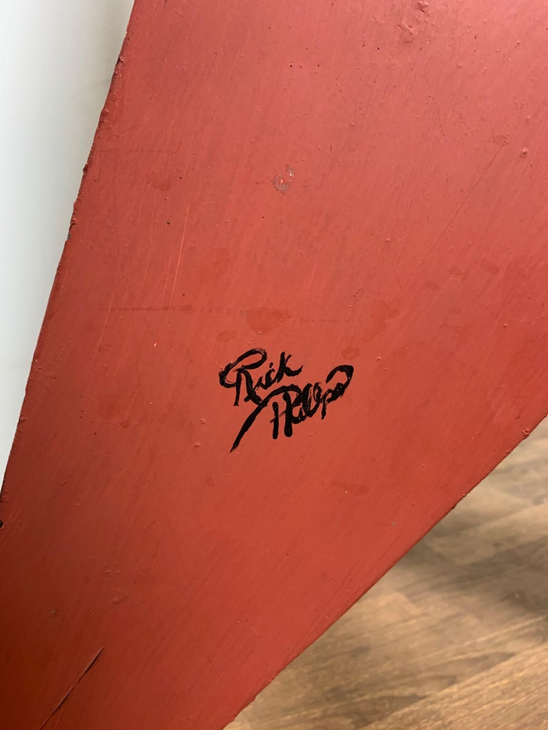 Rick 'Rik' Phillips Five Foot Abstract Steel Sculpture circa 1970s at ...