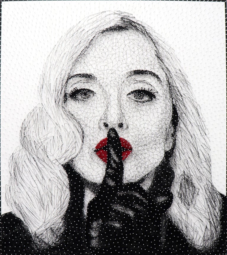 Ricky Hunt - Madonna - Original Mixed Media String Artwork For Sale at ...