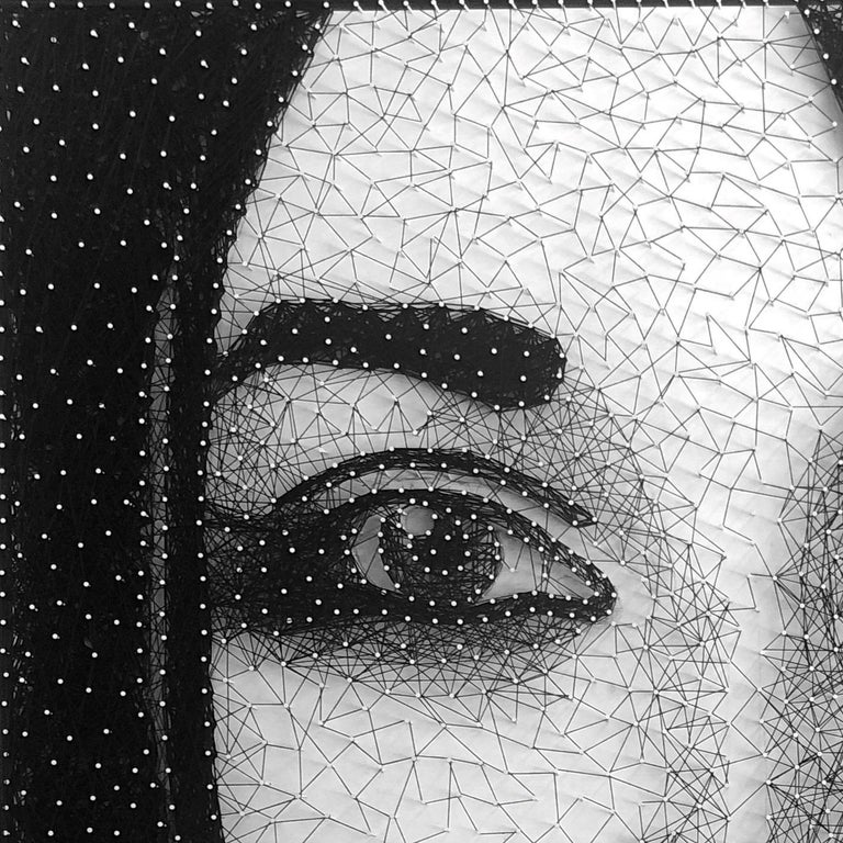 Ricky Hunt - She's The One - Nail and Thread Original Mixed Media ...