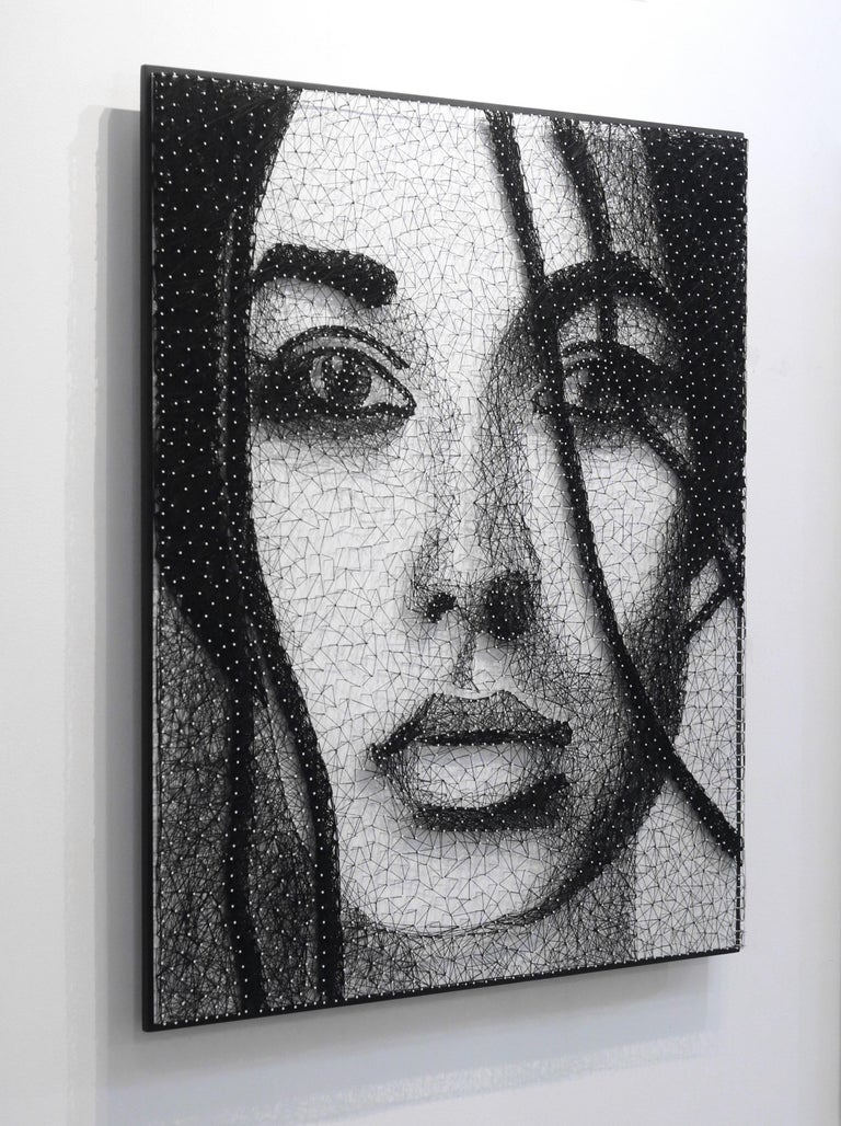 Ricky Hunt - She's The One - Nail and Thread Original Mixed Media ...