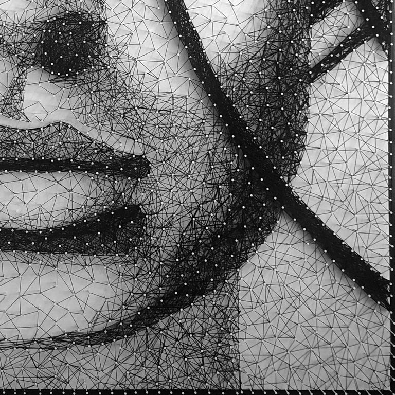 Ricky Hunt - She's The One - Nail and Thread Original Mixed Media ...