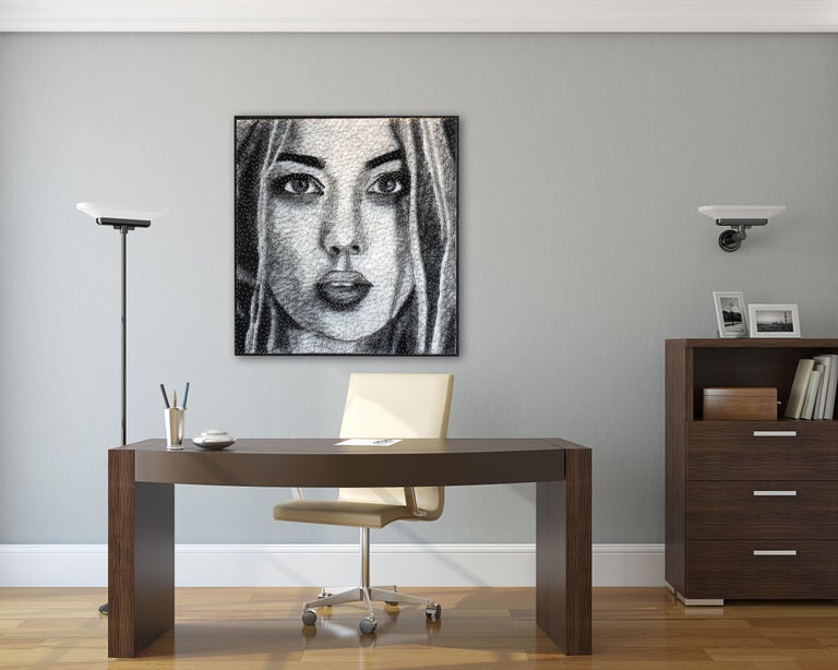 Ricky Hunt - Sofia - Nail and Thread Original Mixed Media String ...