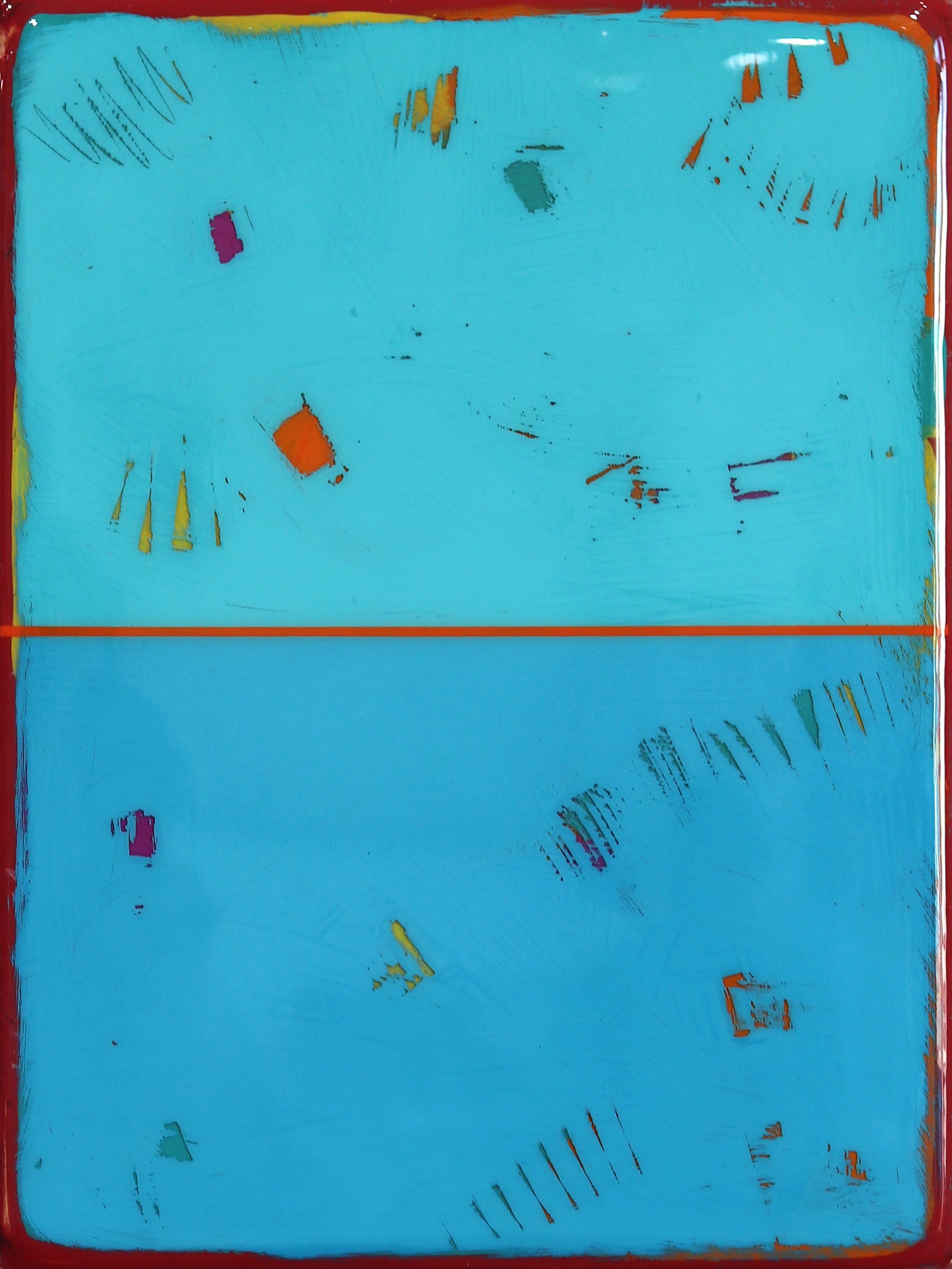 Ricky Hunt - The Window 291 - Modern Minimalist Two Tone Resin Artwork ...