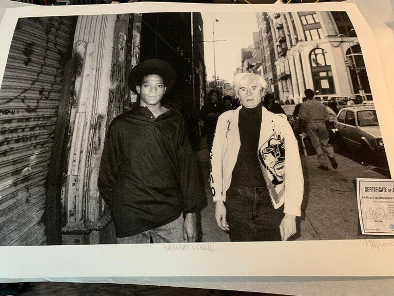Ricky Powell - ANDY WARHOL and JEAN-MICHEL BASQUIAT SOHO. NYC. 1985 ...