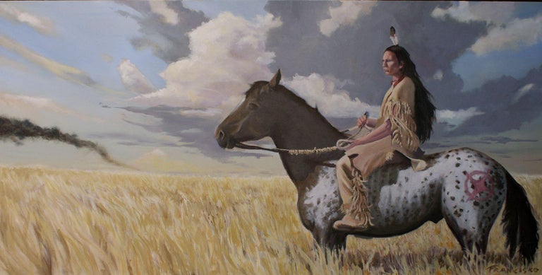 Ridgely Francisco - Intruder of The Four Winds, Painting, Oil on Canvas ...