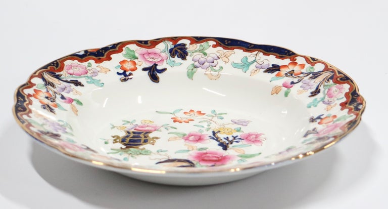 Ridgway English Ironstone Chinoiserie Plates with Simlay Pattern at 1stDibs