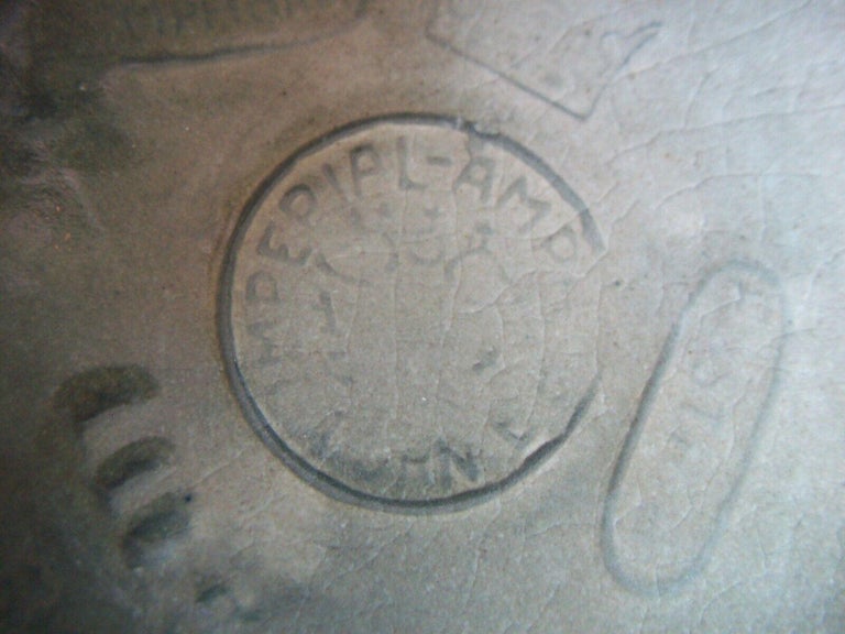 Riessner, Stellmacher and Kessel, Art Nouveau Sunflower Vase, Austria ...