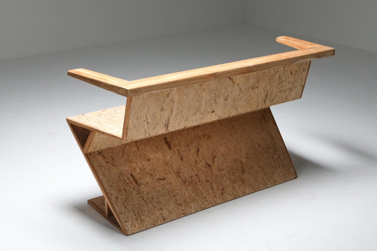 Rietveld Inspired Bench at 1stDibs